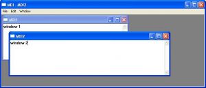 The application below allows the user to create a multi document ...