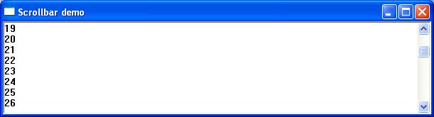 window scrollbar image
