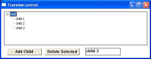 The following program demonstrates the Treeview control. Nodes can be ...